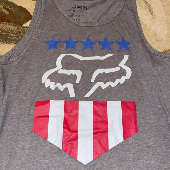 Fox | Shirts | Fox Racing Mens Stars And Stripes Tank Top | Poshmark
